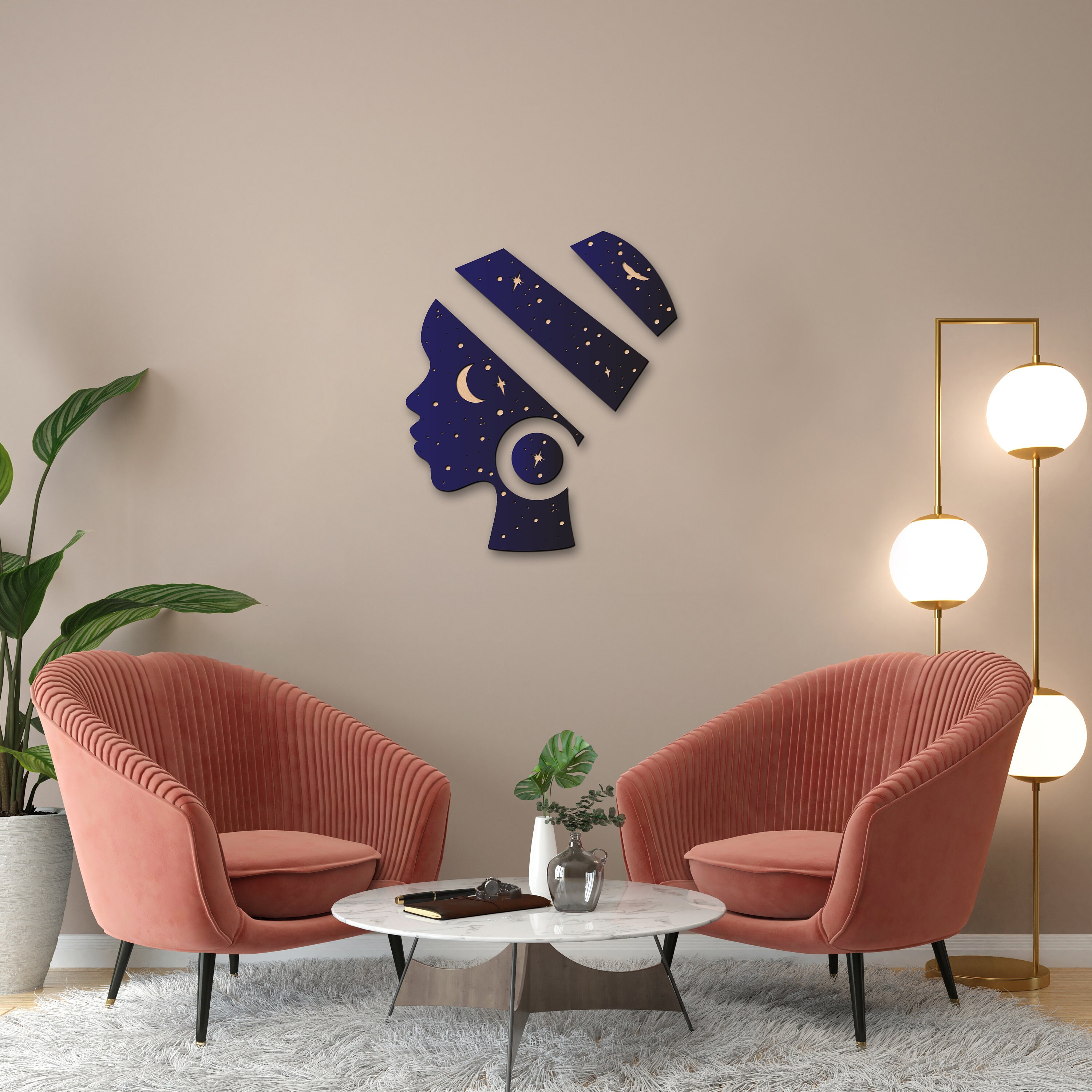 Woman Design Laser Cut Svg Dxf Files Wall Sticker Engraving - Etsy