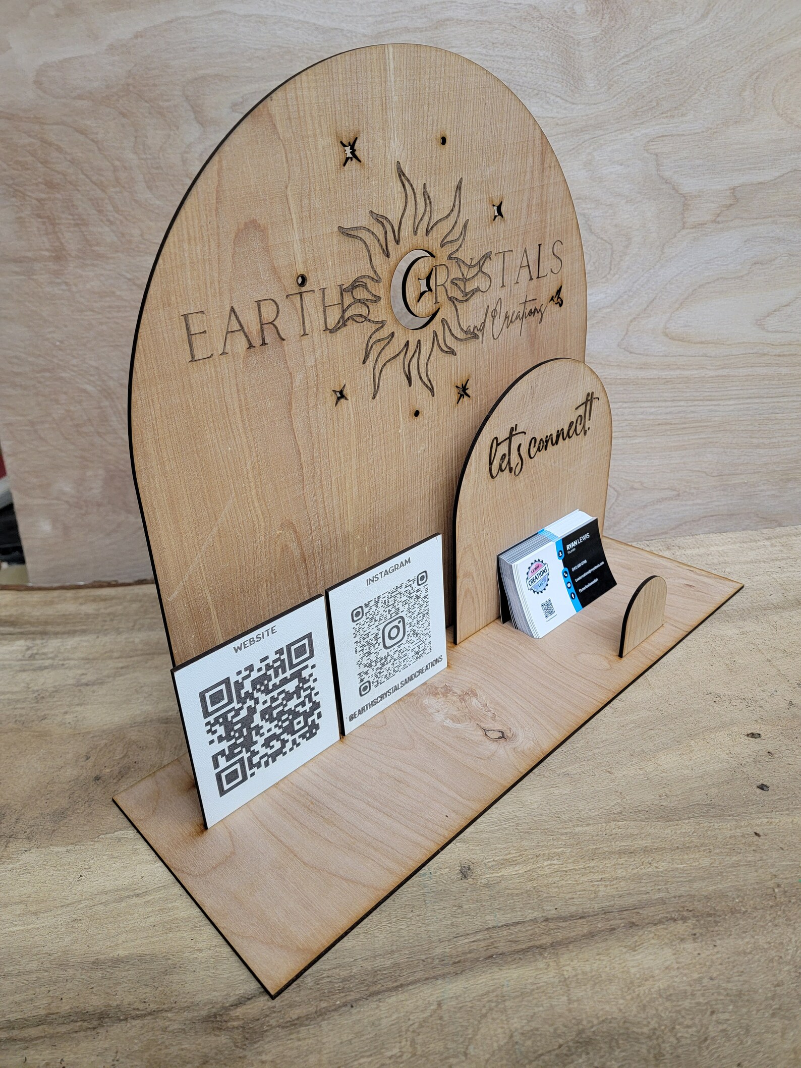 QR Code Display Sign for Craft Shows Events Business Cards - Etsy