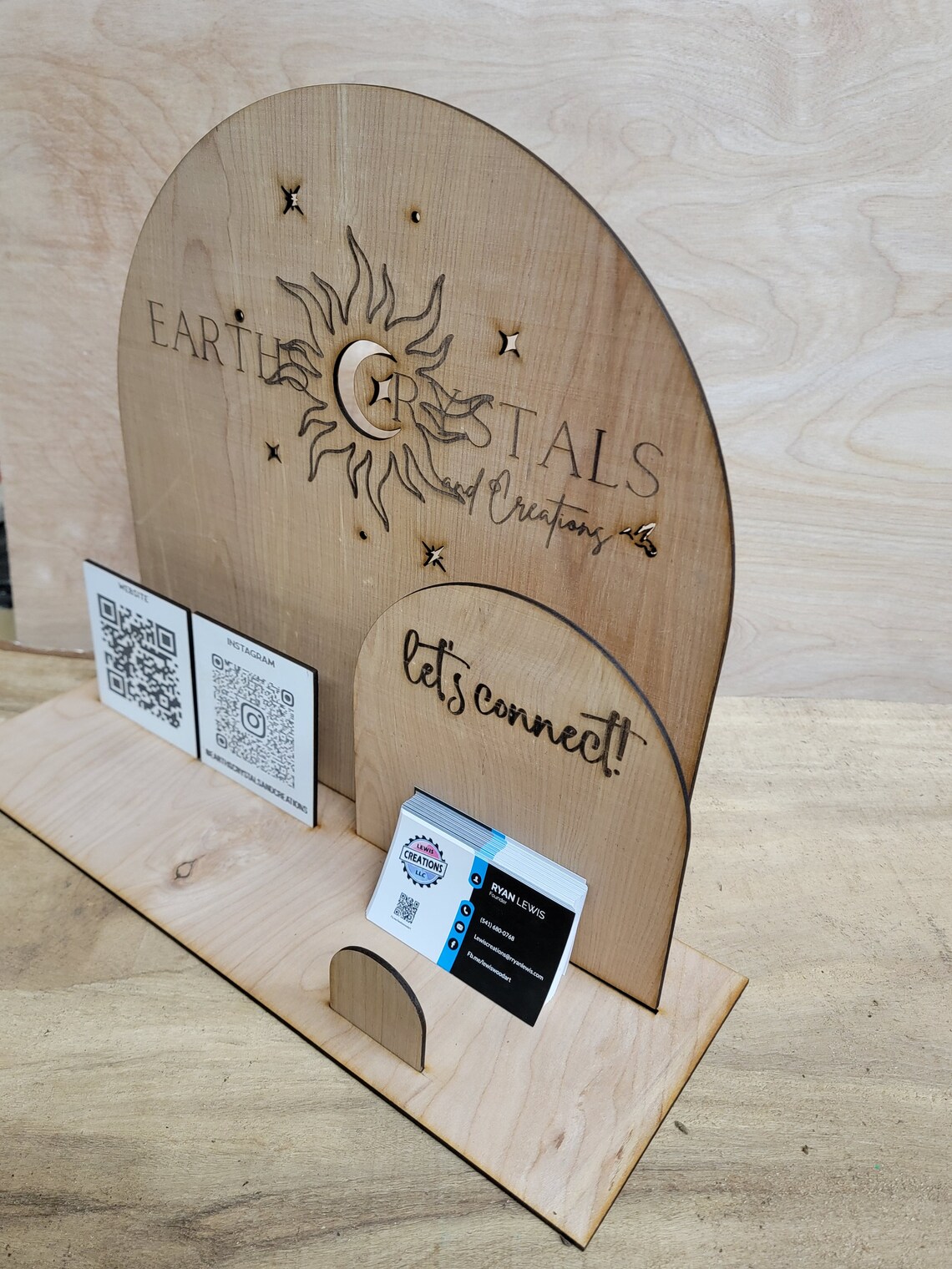 QR Code Display Sign for Craft Shows Events Business Cards - Etsy