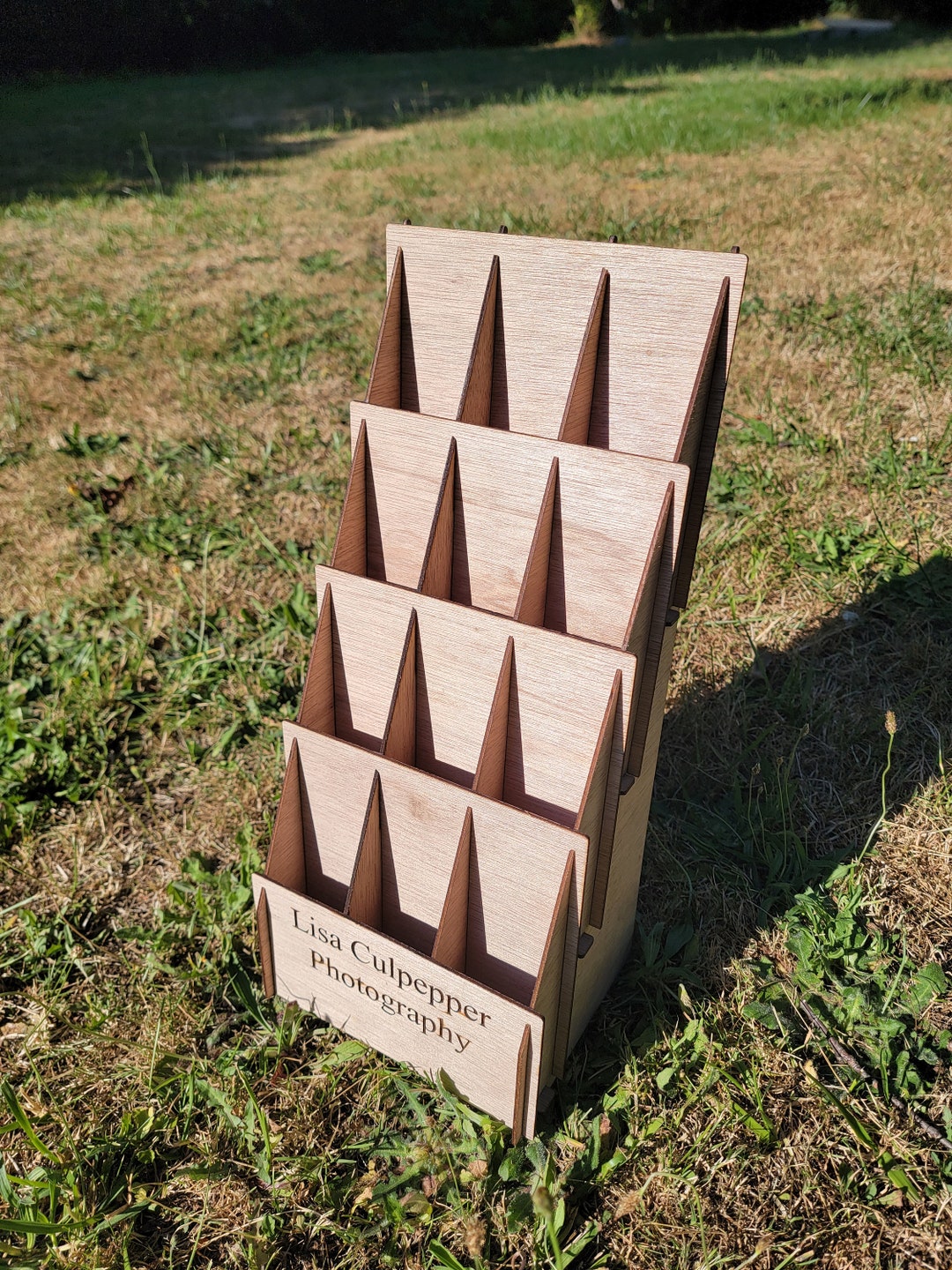 12 Slot Bookmark Display Physical Product Display for Craft - Etsy