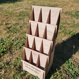 12 Slot Bookmark Display - Physical Product Display for Craft Shows - Etsy