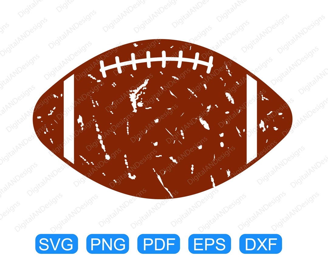 Distressed American Football Svg Files Grunge Football Svg Football ...