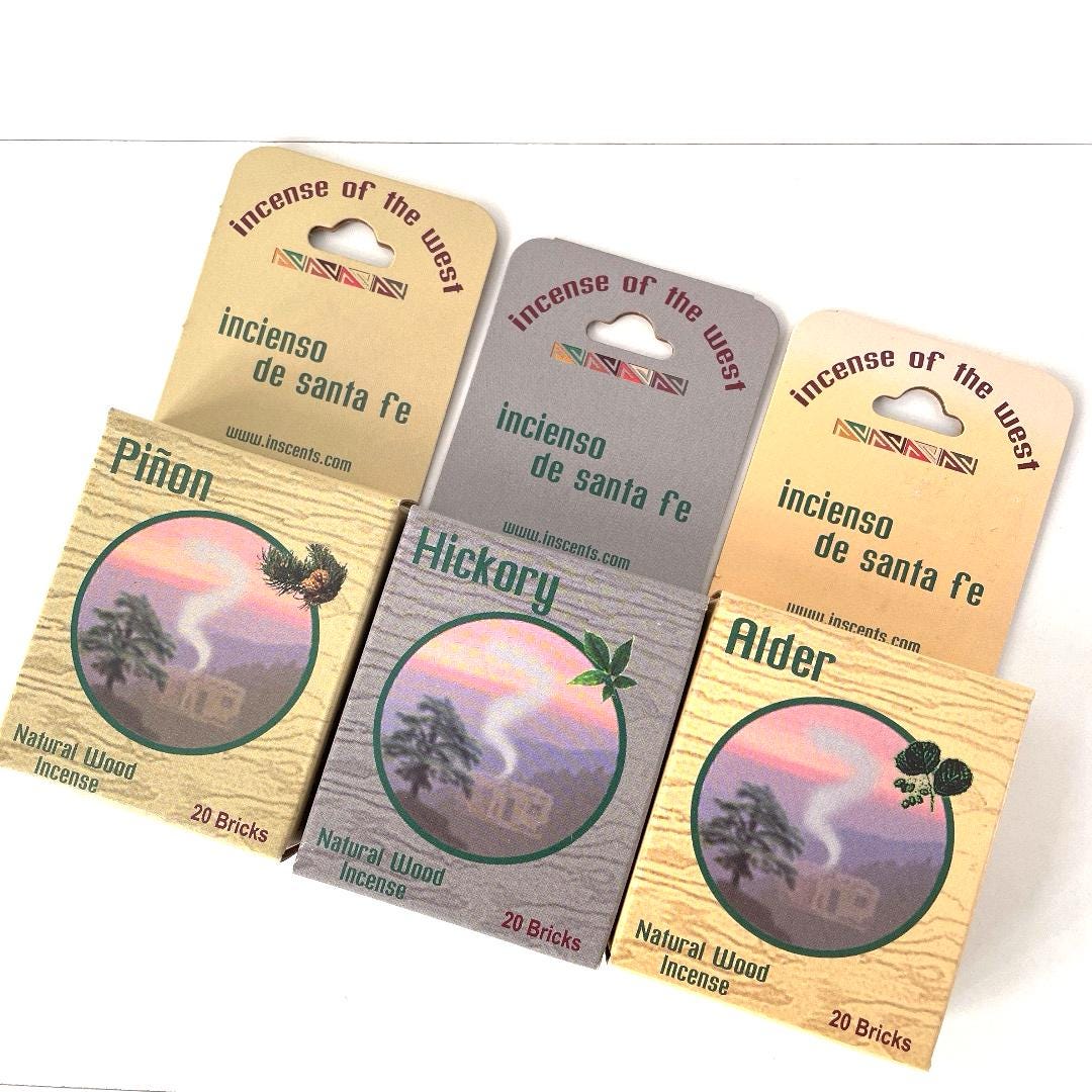 Natural Wood Fragrances, Alder, Pinon, Hickory, 20 Bricks Mini Boxes - Etsy