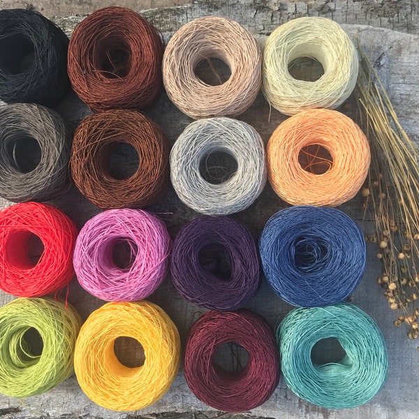 Linen Yarn - Etsy UK