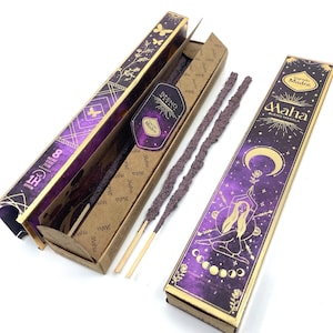 Purple Sparkle Incense, Sagrada Madre Maha, Rose Petals, Gardenia, Lily ...
