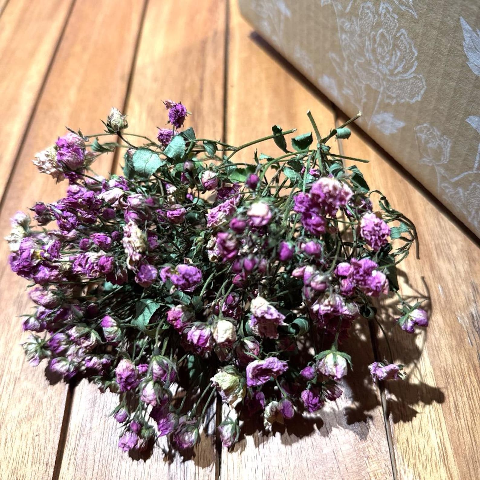 Bunch of Mini Dried Roses, Naturally Dried Roses, Crafts Supply ...