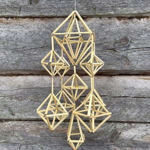 Real Straw Himmeli, Straw Garden - Etsy