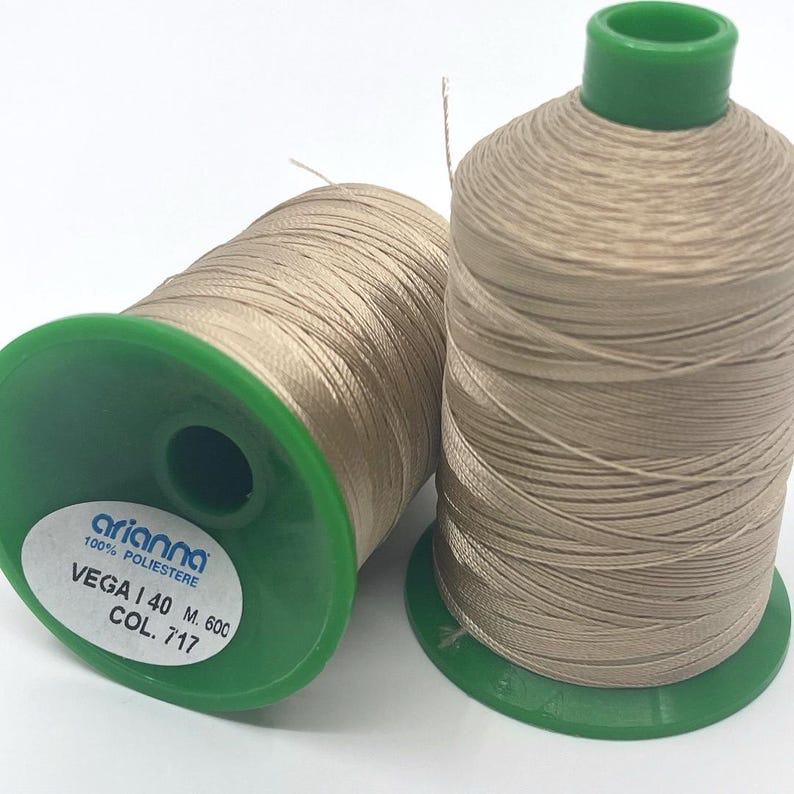 Arianna VEGA Italian Yarns for Tatting (frivolite Technique), Polyester Yarn for Jewellery ...