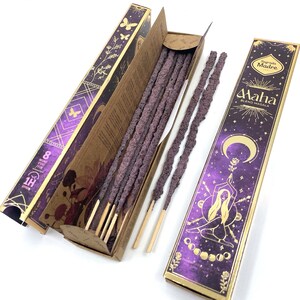 Purple Sparkle Incense, Sagrada Madre Maha, Rose Petals, Gardenia, Lily ...