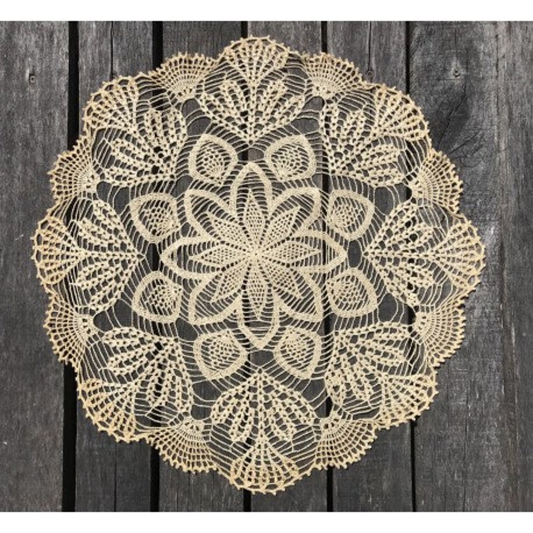 Crochet Doily, Linen Doily, Lace Doily, Table Topper Accent, Tablecloth ...