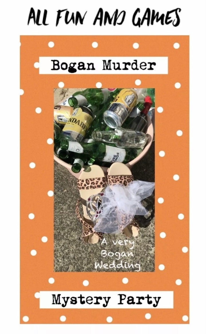 Bogan Murder Mystery Party A Very Bogan Wedding - Etsy UK