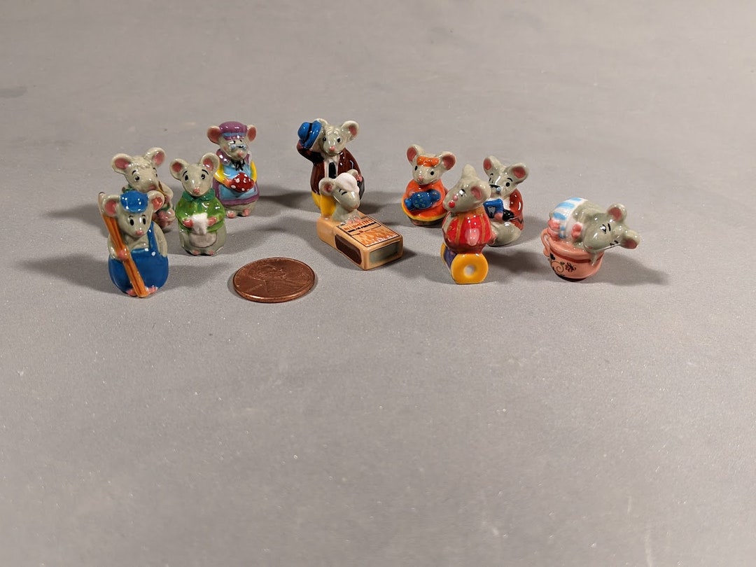 New Mouse Family French Feves Figures Ephipany Cake - Etsy
