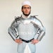 Medieval Pouldron Gorget Armor, Bracers Armor, Larp Armor, Cosplay ...