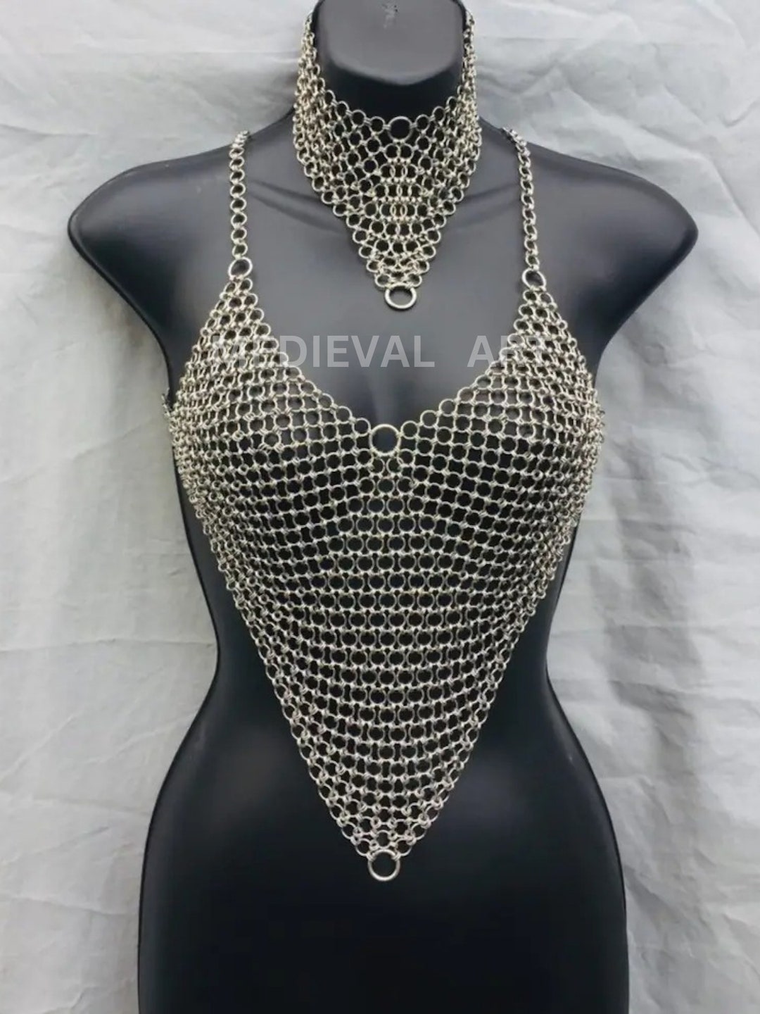 Medieval Chainmail Armor, Larp Armor, Cosplay Armor, Sca Armor, Fantasy ...
