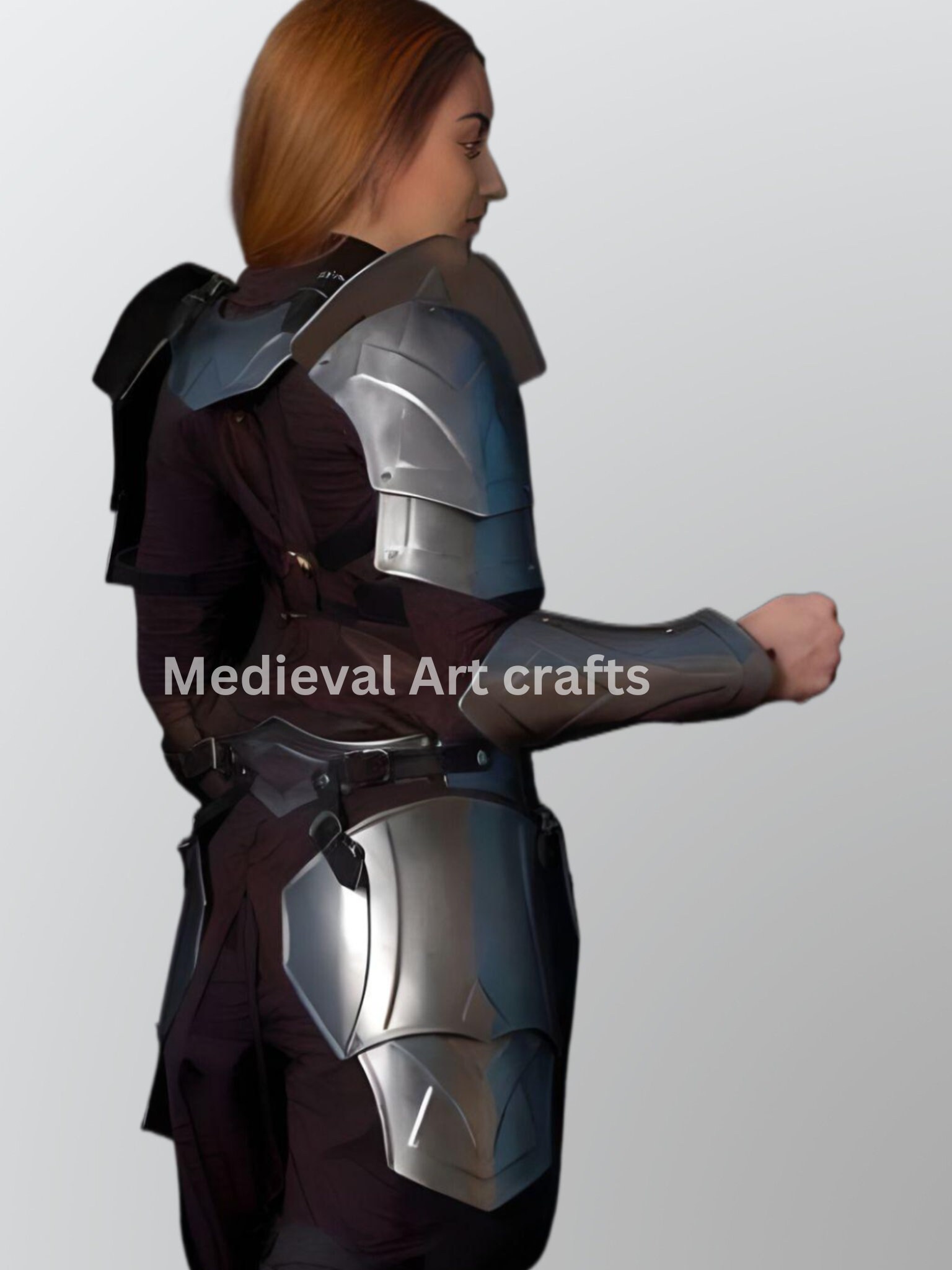 Medieval Knight Lady Armor, Female Larp Armor Costume, Fantasy Armor ...