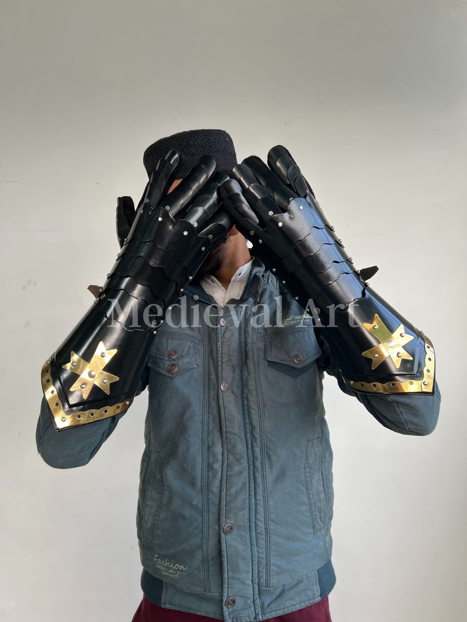 Medieval Knight Gauntlet, Larp Armor, Antique Gloves, Armor, Cospaly ...
