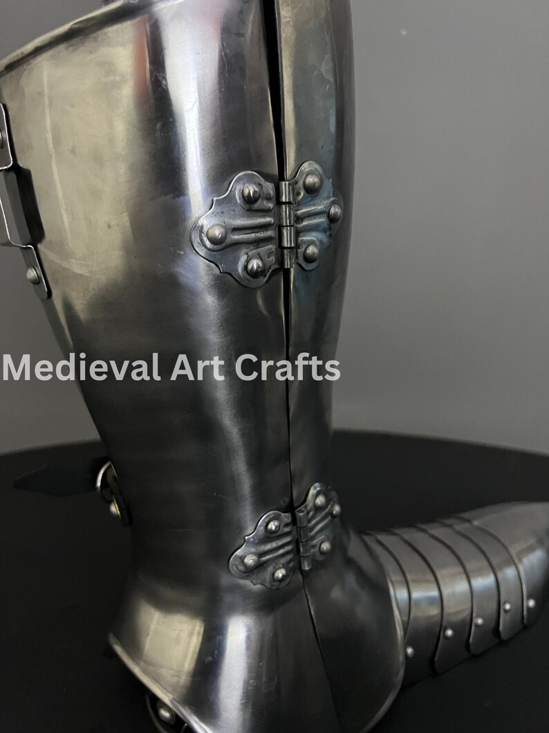 Medieval Knight Leg Guard, Sabaton Armor, Larp Armor, Cosplay Armor ...