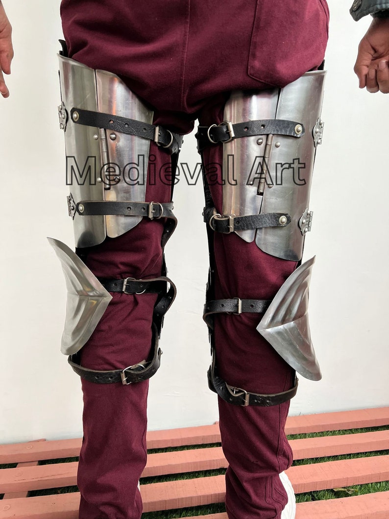 Medieval Knight Thighs Armor, Larp Armor, Cosplay Armor, Sca Armor ...