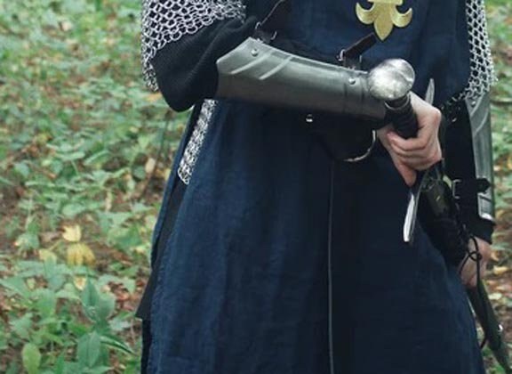 Knight Brave Female Armor Gorget Pouldron Bracer Armor - Etsy