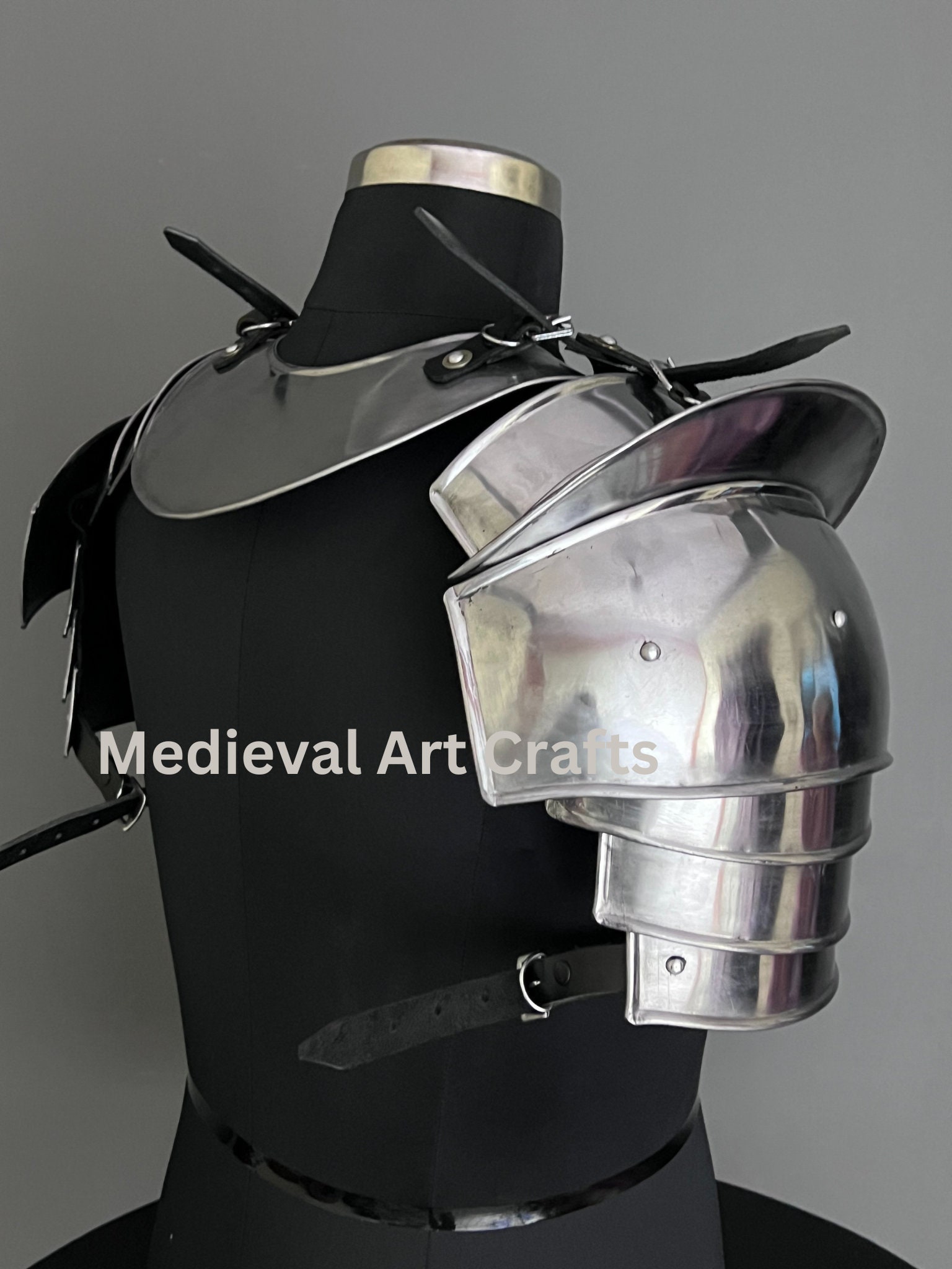 Knight Brave Men Armor, Gorget Pouldron Armor,cosplay Armor, Sca Armor ...