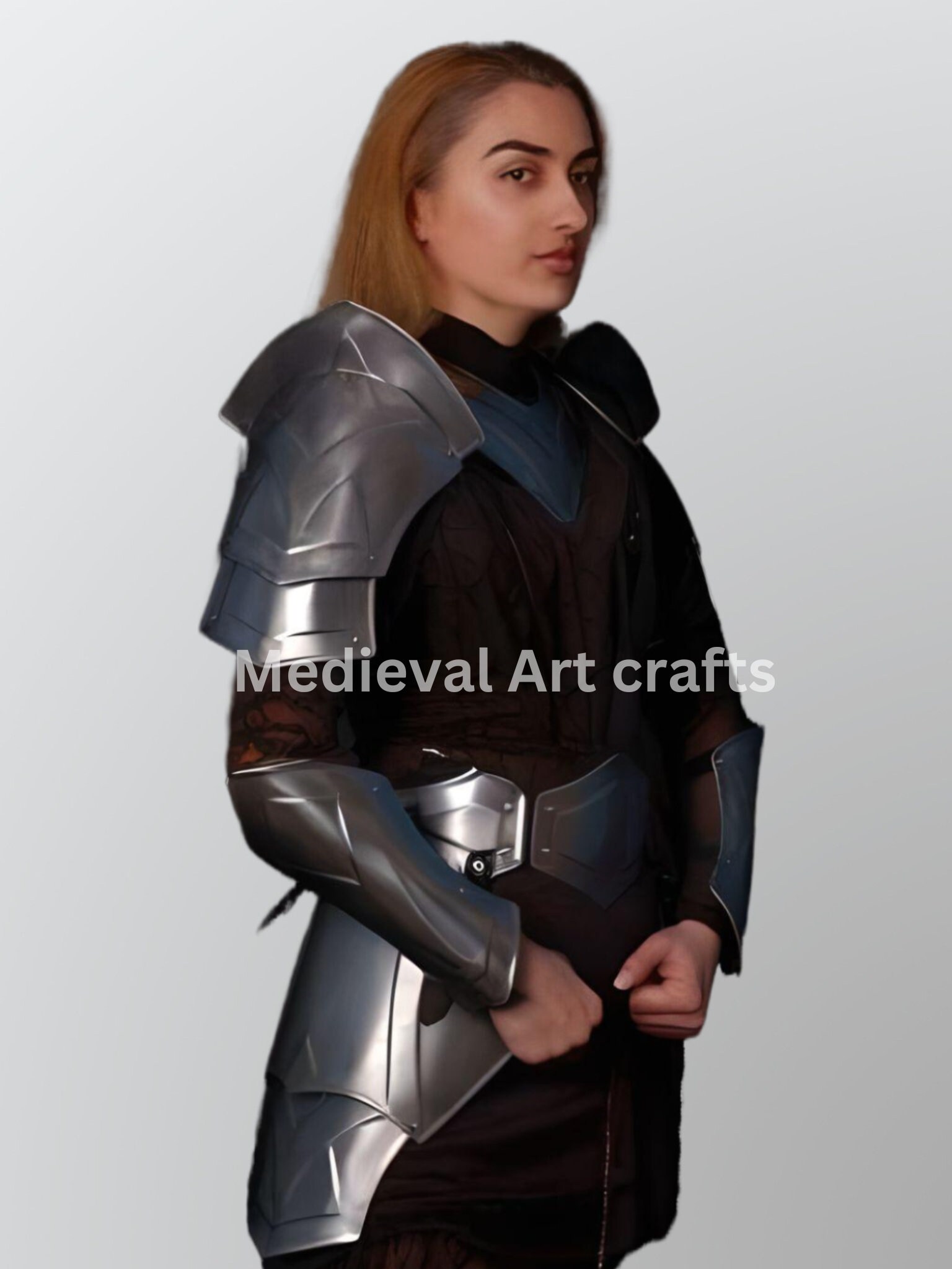 Medieval Knight Lady Armor, Female Larp Armor Costume, Fantasy Armor ...