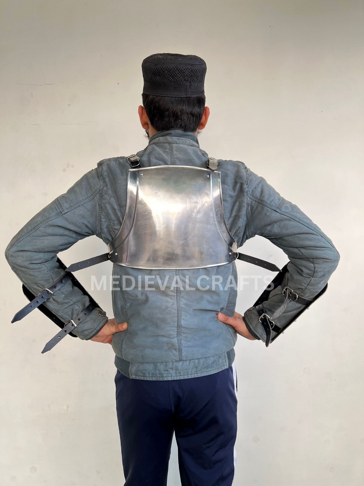 Medieval Knight Chest Armor Bracers Armor Larp Armor Sca - Etsy