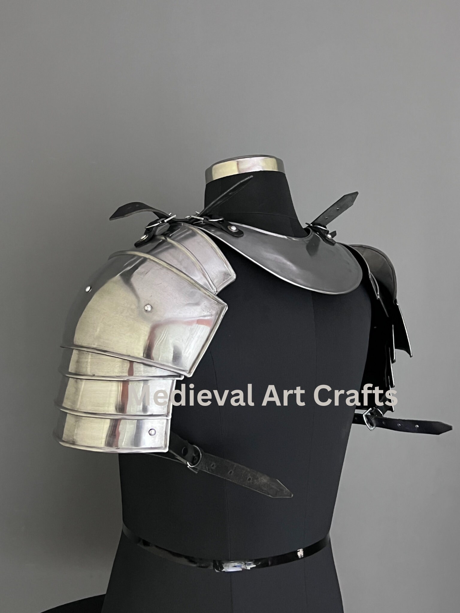 Knight Brave Men Armor, Gorget Pouldron Armor,cosplay Armor, Sca Armor ...