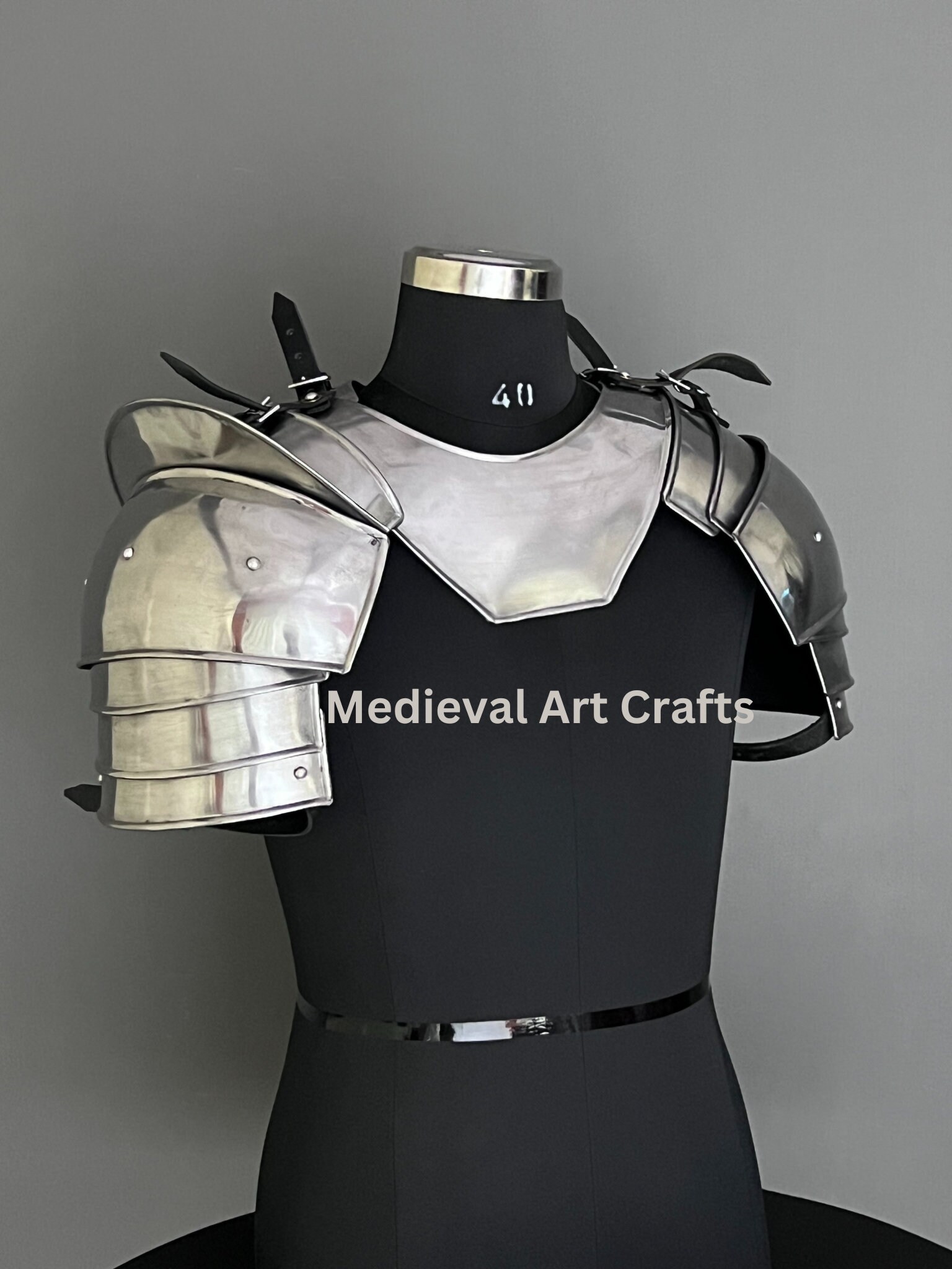 Knight Brave Men Armor, Gorget Pouldron Armor,cosplay Armor, Sca Armor ...
