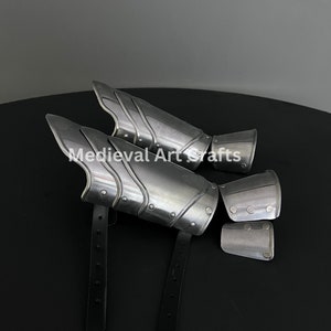 Medieval Knight Bracer Armor, Larp Armor, Fantasy Armor, Cosplay Armor ...