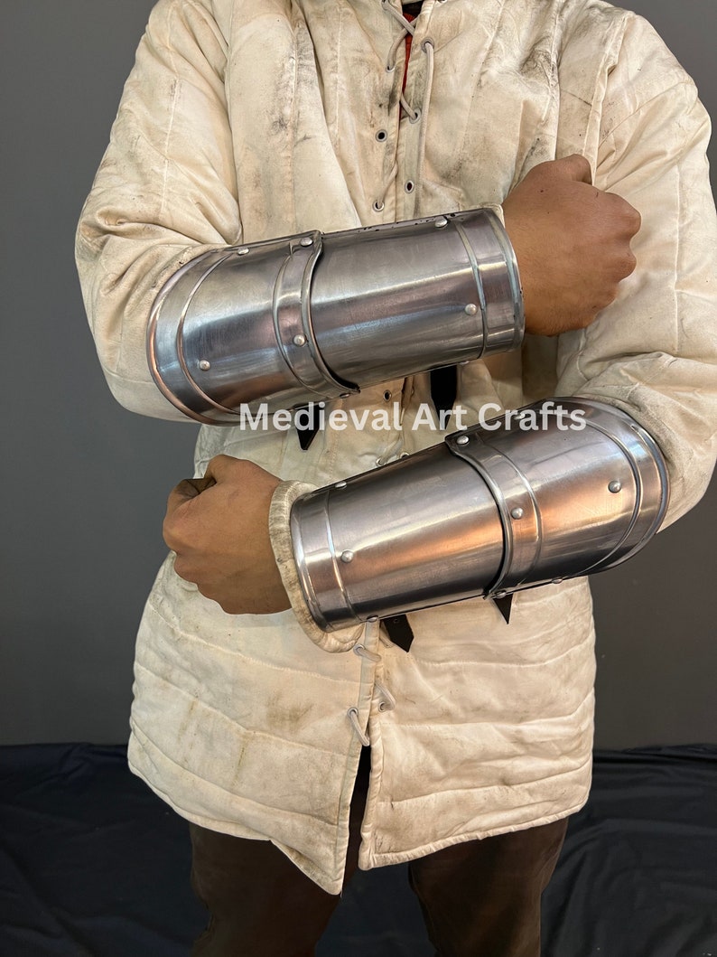 Medieval Knight Leg Armor Bracers Armor Larp Armor Fantasy - Etsy