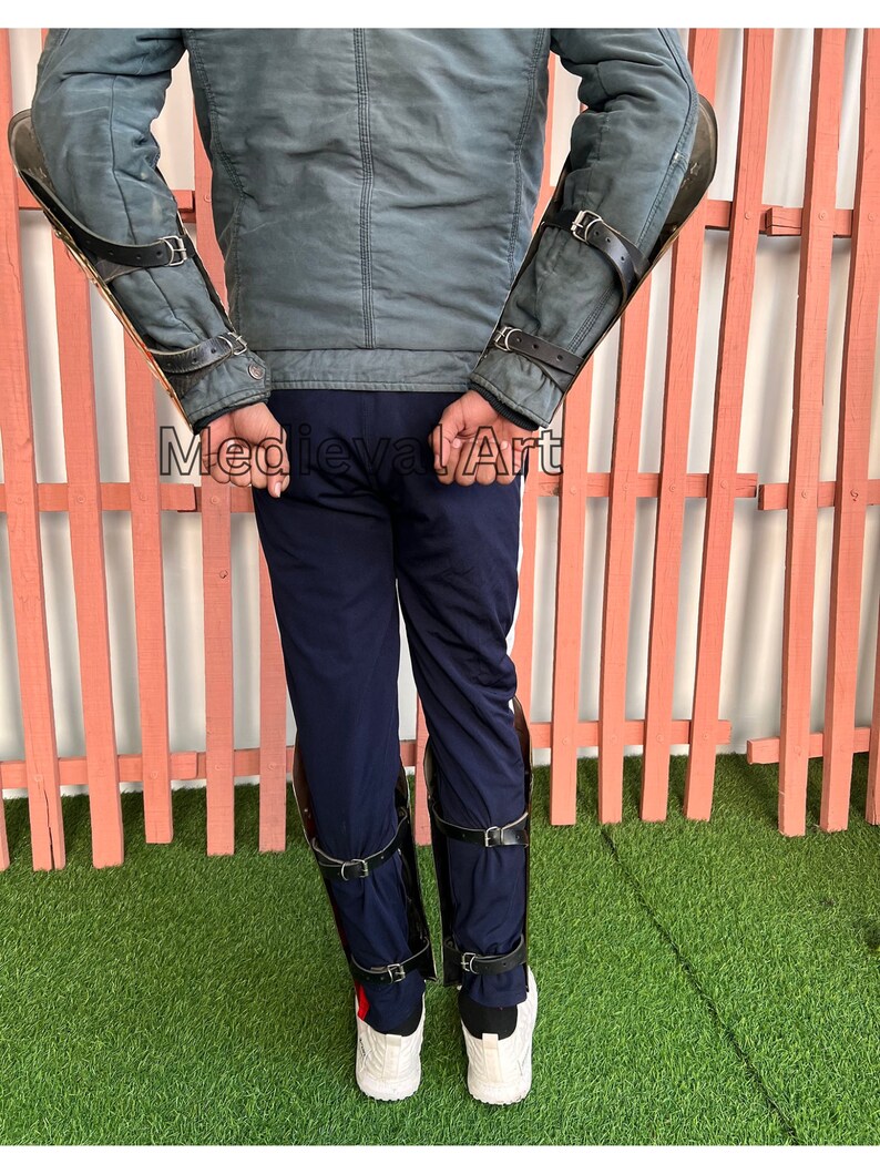 Greek Roman Centurion Leg Arm Guard Armor, Cosplay, Sca Armor, LARP ...