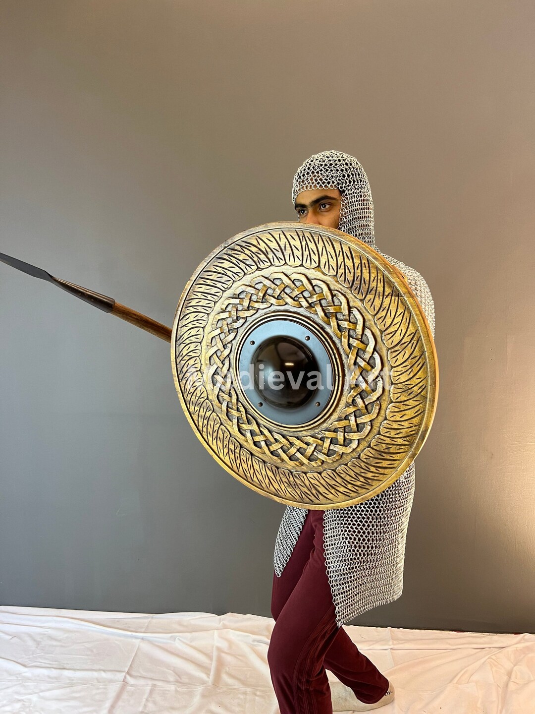 Medieval Viking Wooden Shield Collectible Shield Viking Larp - Etsy