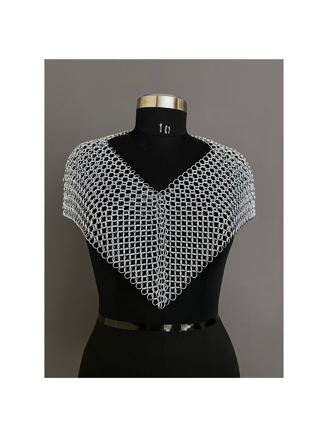 Chainmail Collar, Chainmail Jump Ring, Chainmail Neck Piece, Cosplay ...