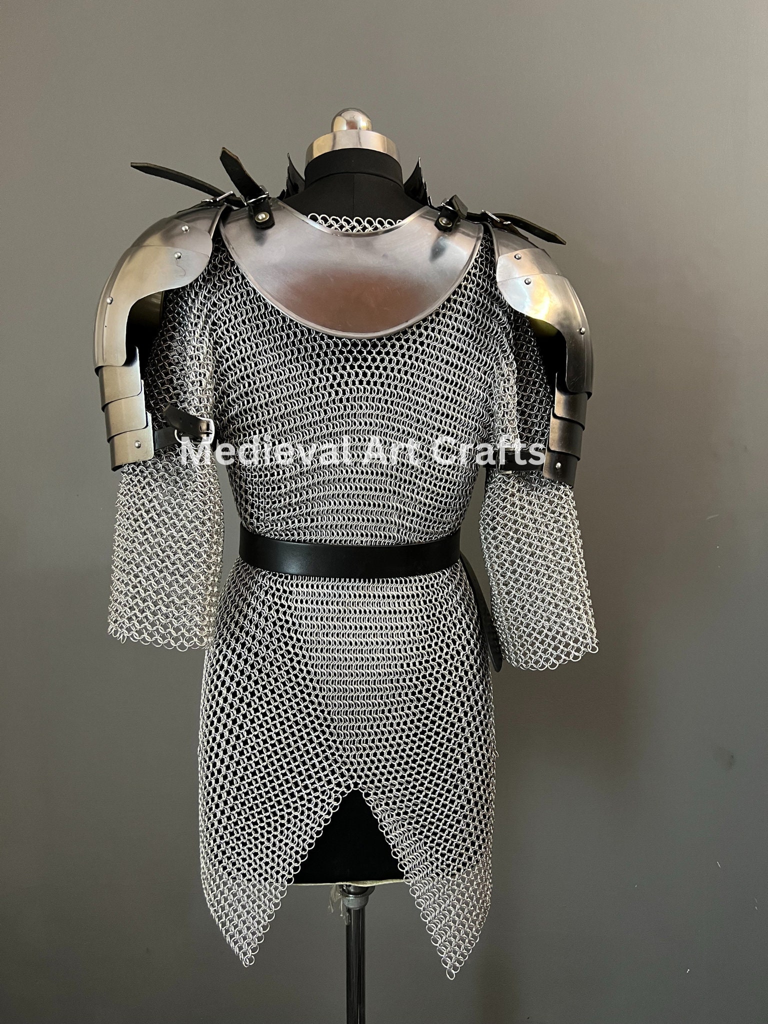 Knight Brave Female Armor, Gorget Pouldron Armor, Cosplay Armor, Sca ...