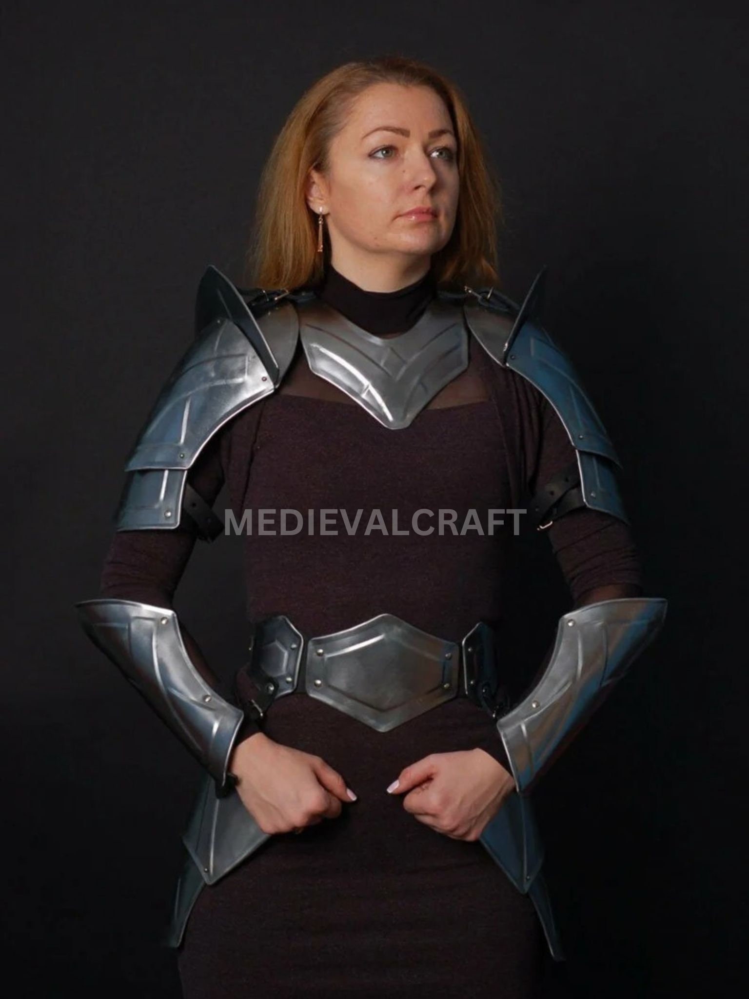 Medieval Knight Lady Armor Female Larp Armor Costume Fantasy - Etsy