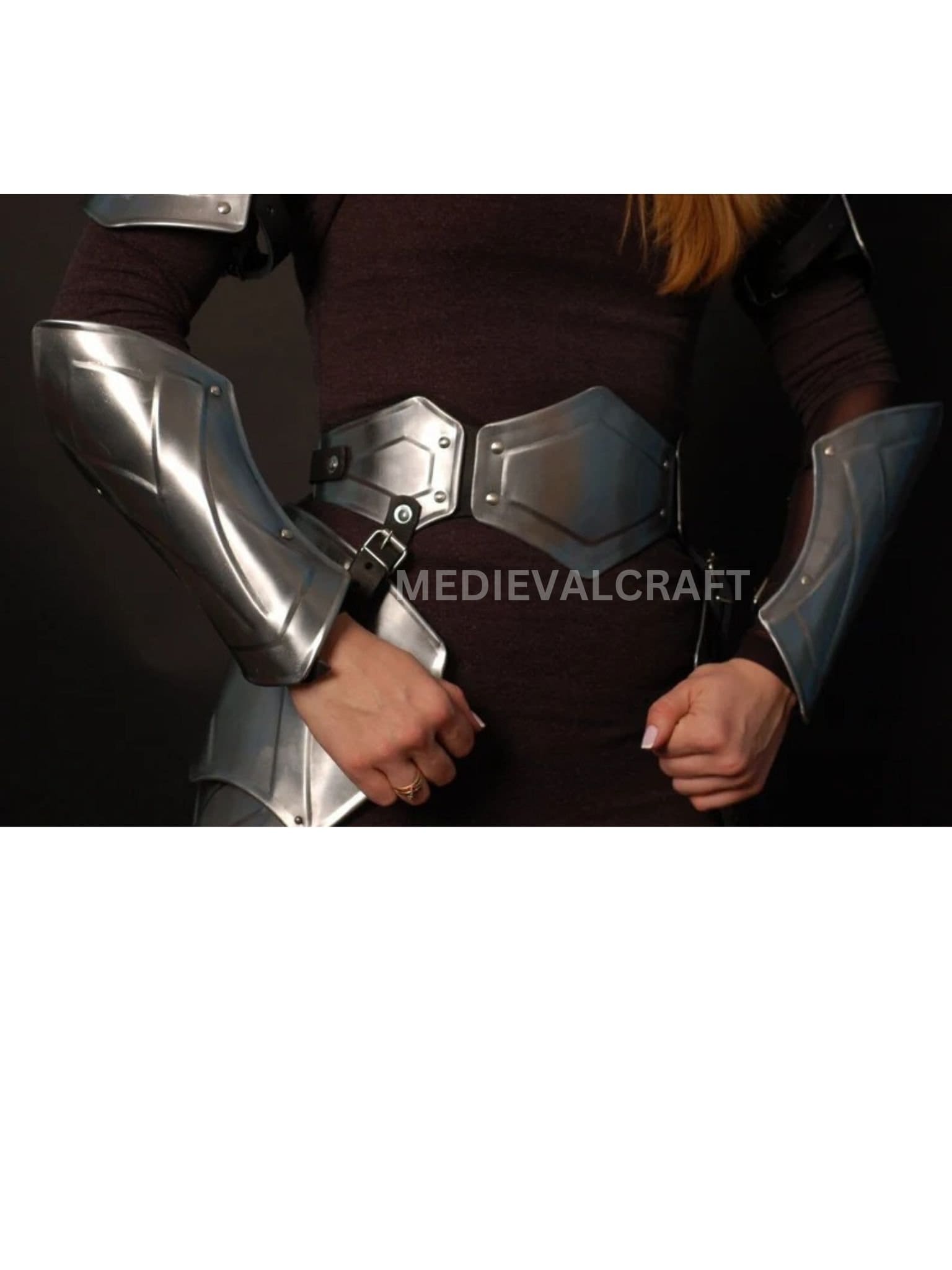 Medieval Knight Lady Armor Female Larp Armor Costume Fantasy - Etsy