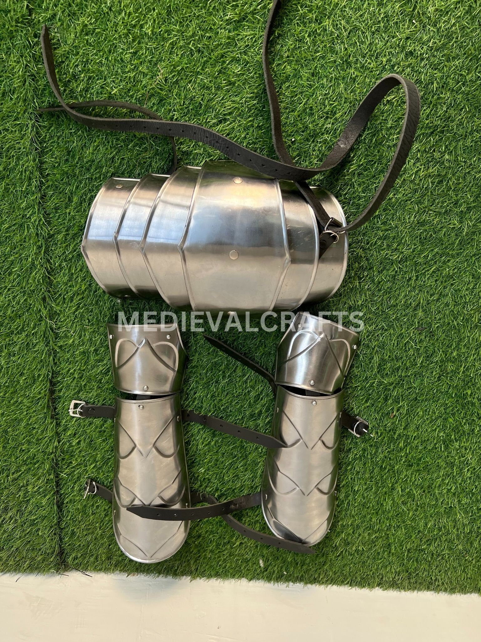 Medieval Knight Shoulder Armor, Bracers Armor, Larp Armor,fantasy Armor ...