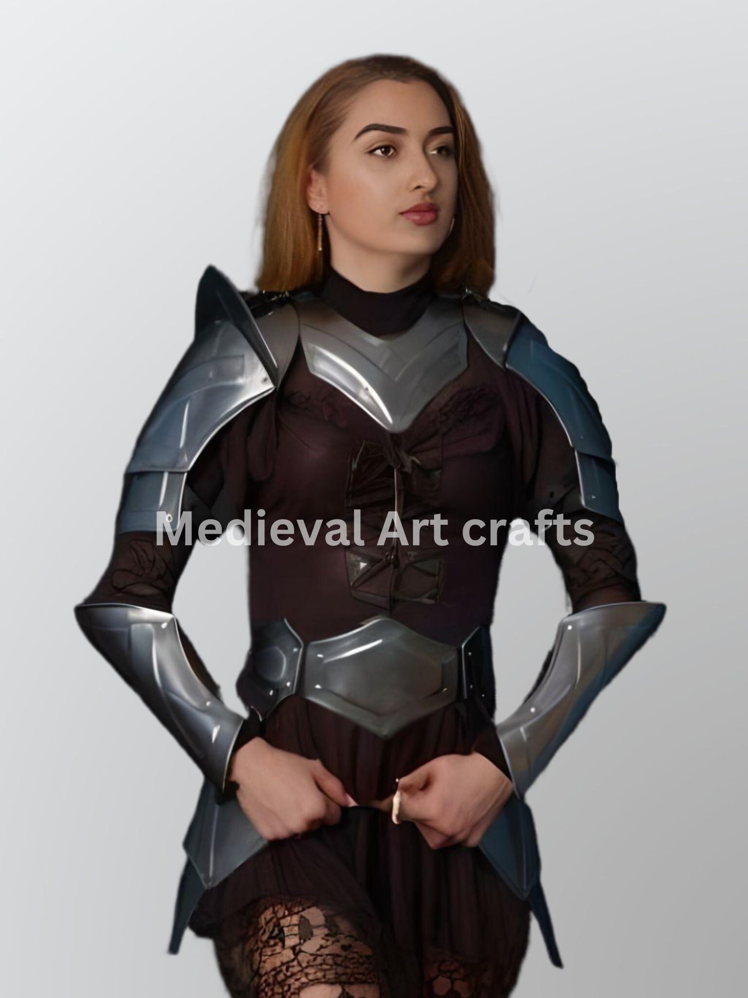 Medieval Knight Lady Armor, Female Larp Armor Costume, Fantasy Armor ...