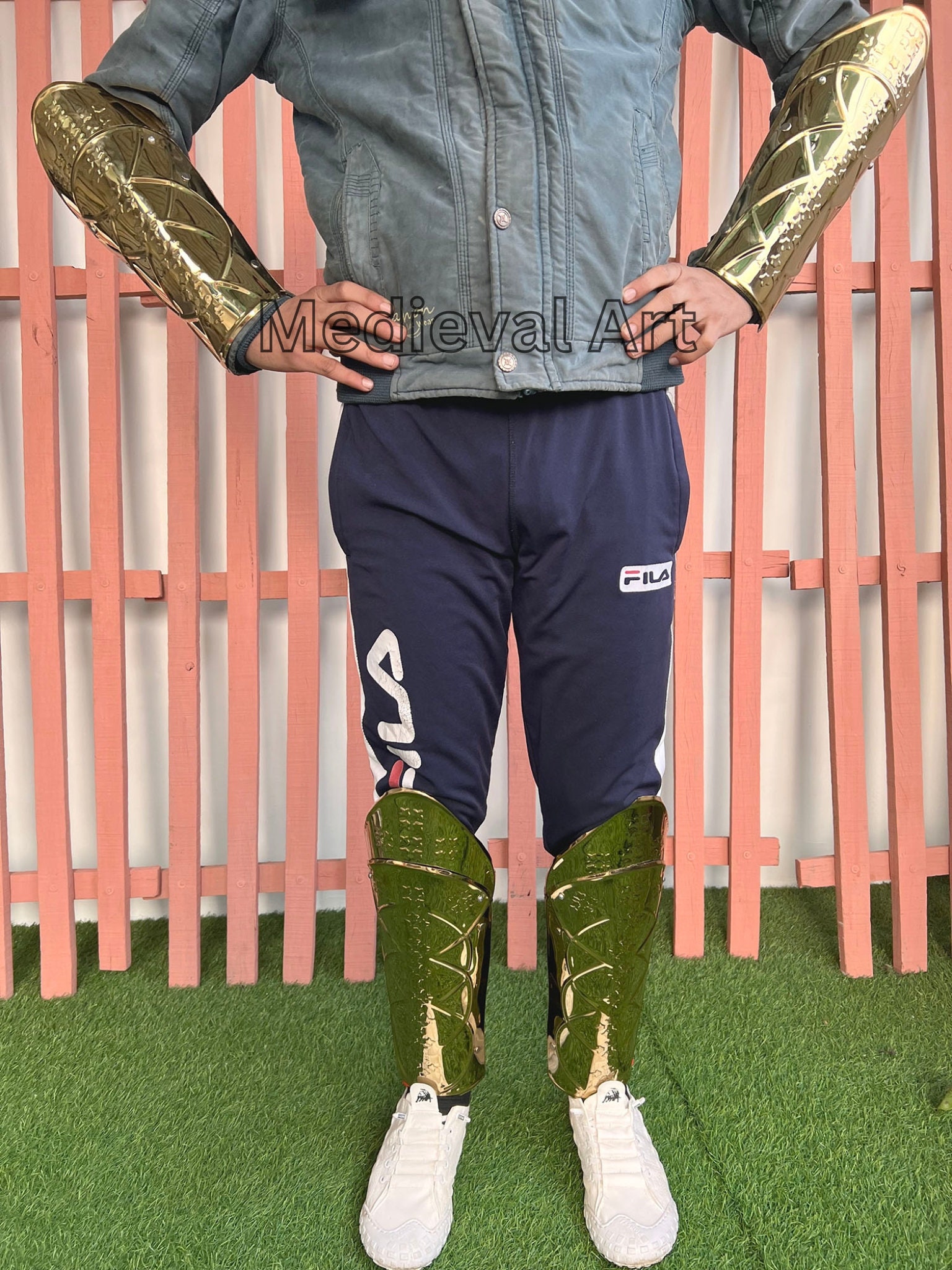 Greek Roman Centurion Leg Arm Guard Armor, Cosplay, Sca Armor, LARP ...