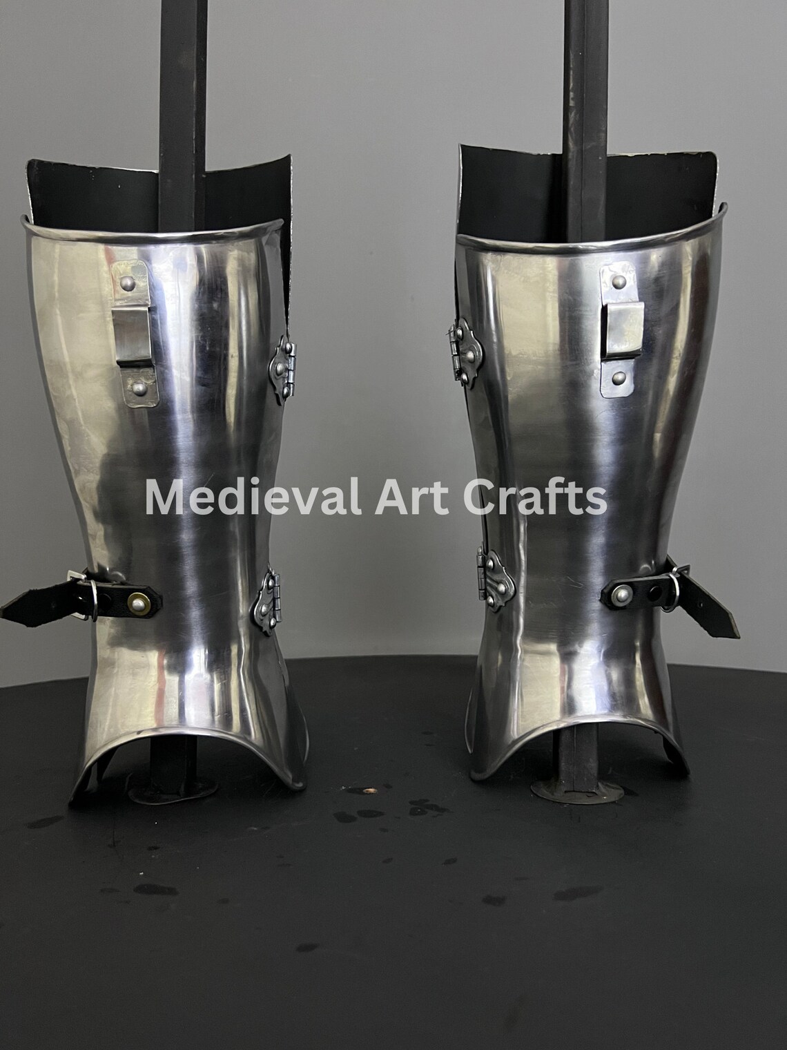 Medieval Knight Leg Guard, Sabaton Armor, Larp Armor, Cosplay Armor ...