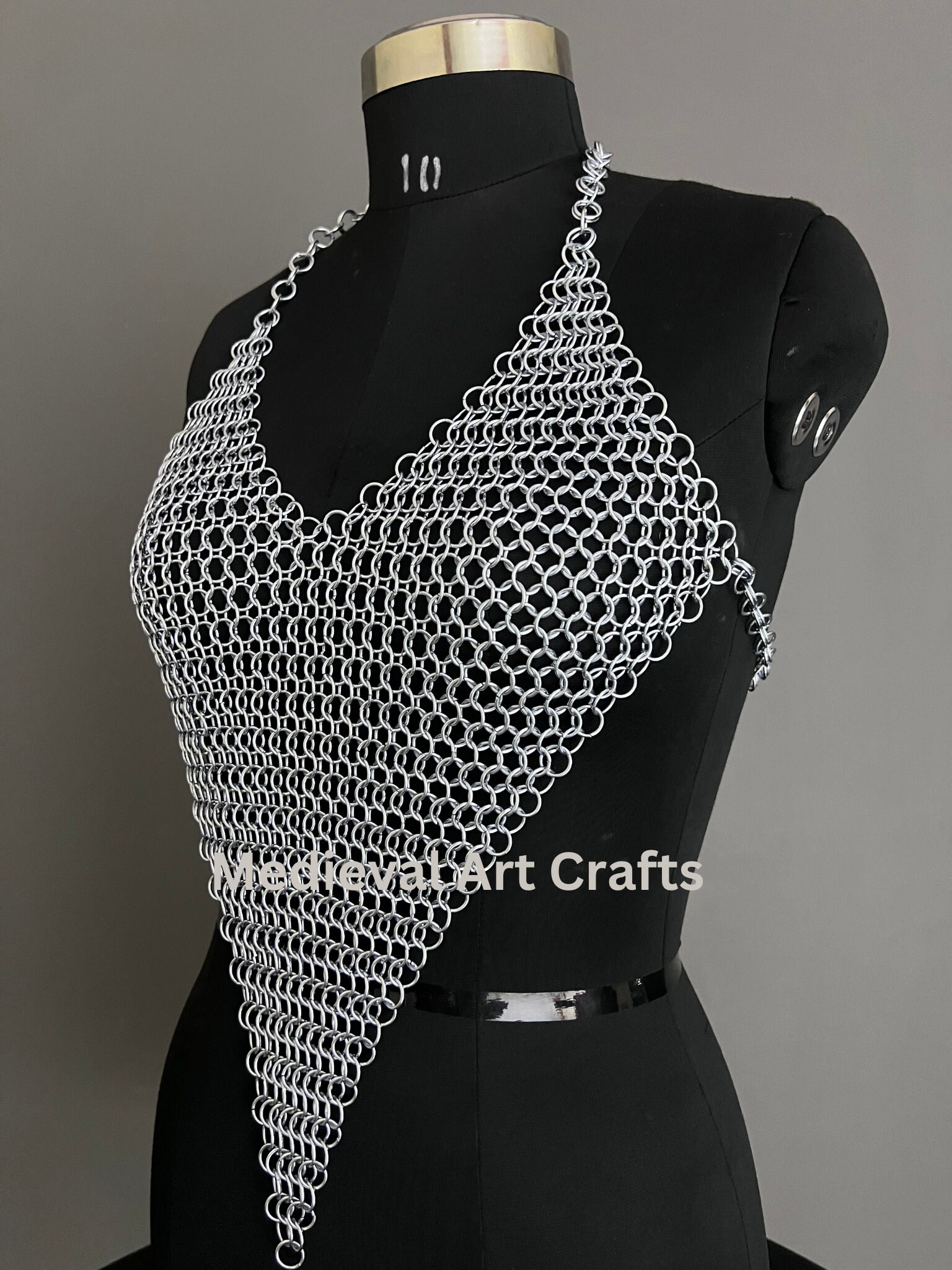 Medieval Chainmail Armor, Larp Armor, Cosplay Armor, Sca Armor, Fantasy ...