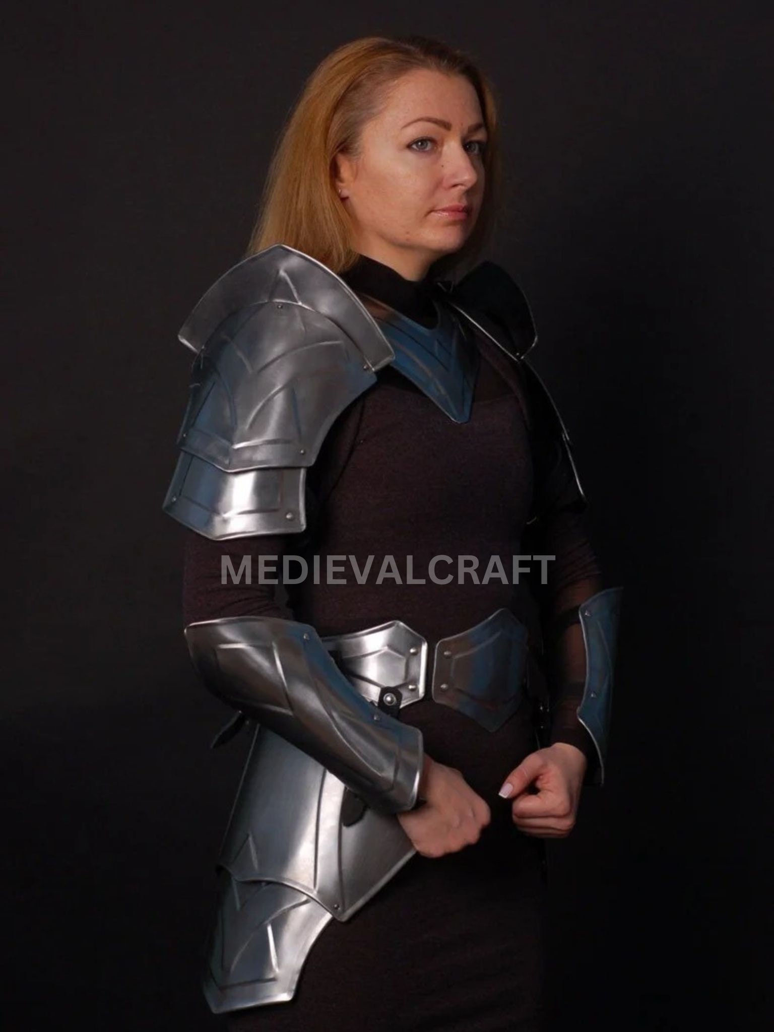 Medieval Knight Lady Armor Female Larp Armor Costume Fantasy - Etsy