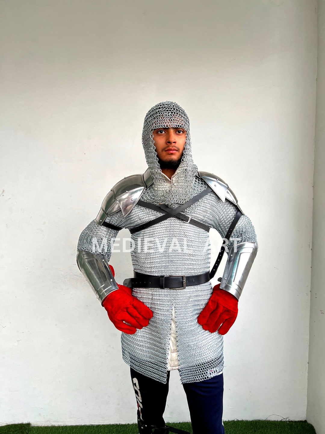 Medieval Shoulder Armor Pauldron & Bracer Armor Larp - Etsy UK