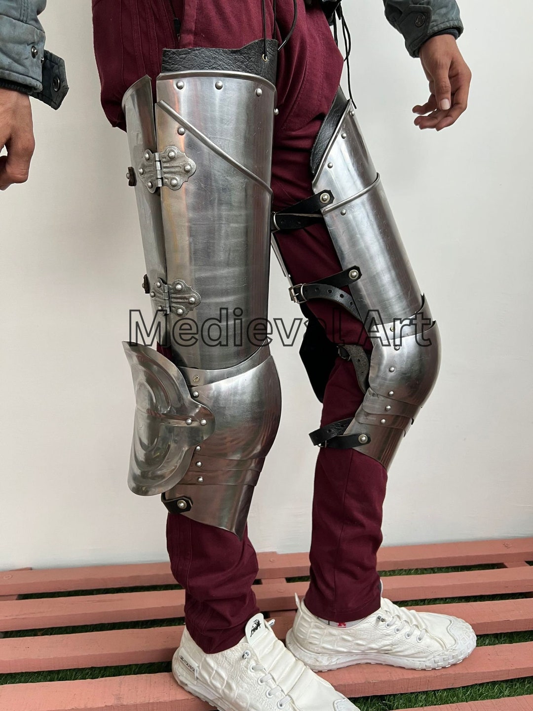 Medieval Knight Thighs Armor, Larp Armor, Cosplay Armor, Sca Armor ...