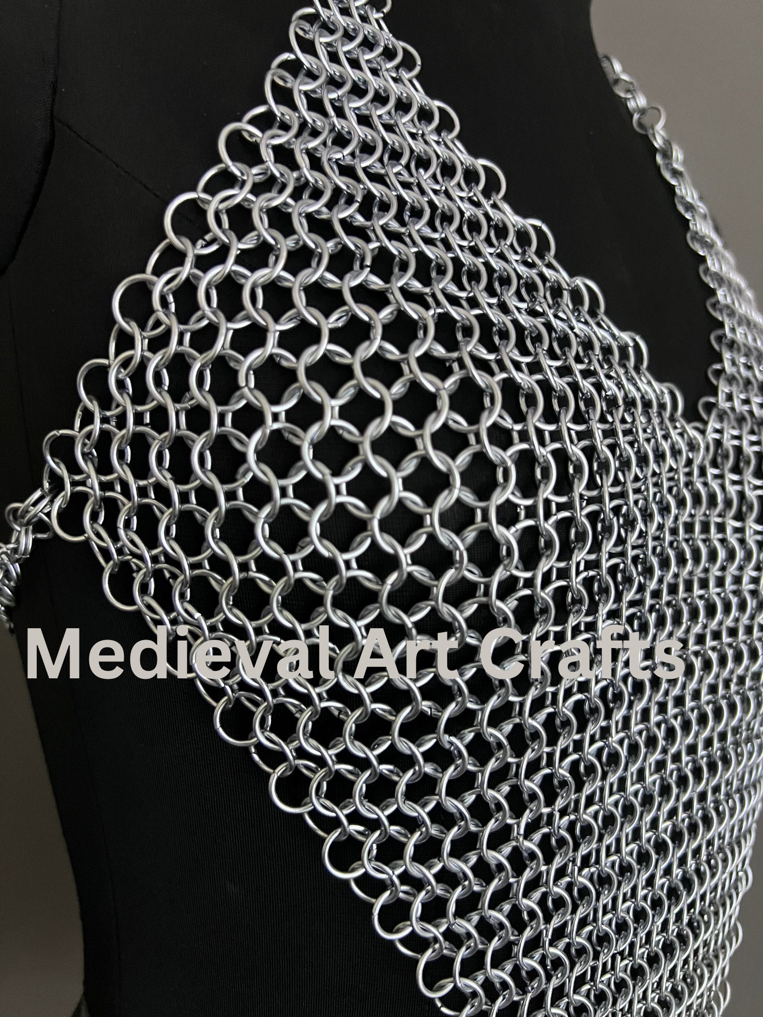 Medieval Chainmail Armor, Larp Armor, Cosplay Armor, Sca Armor, Fantasy ...