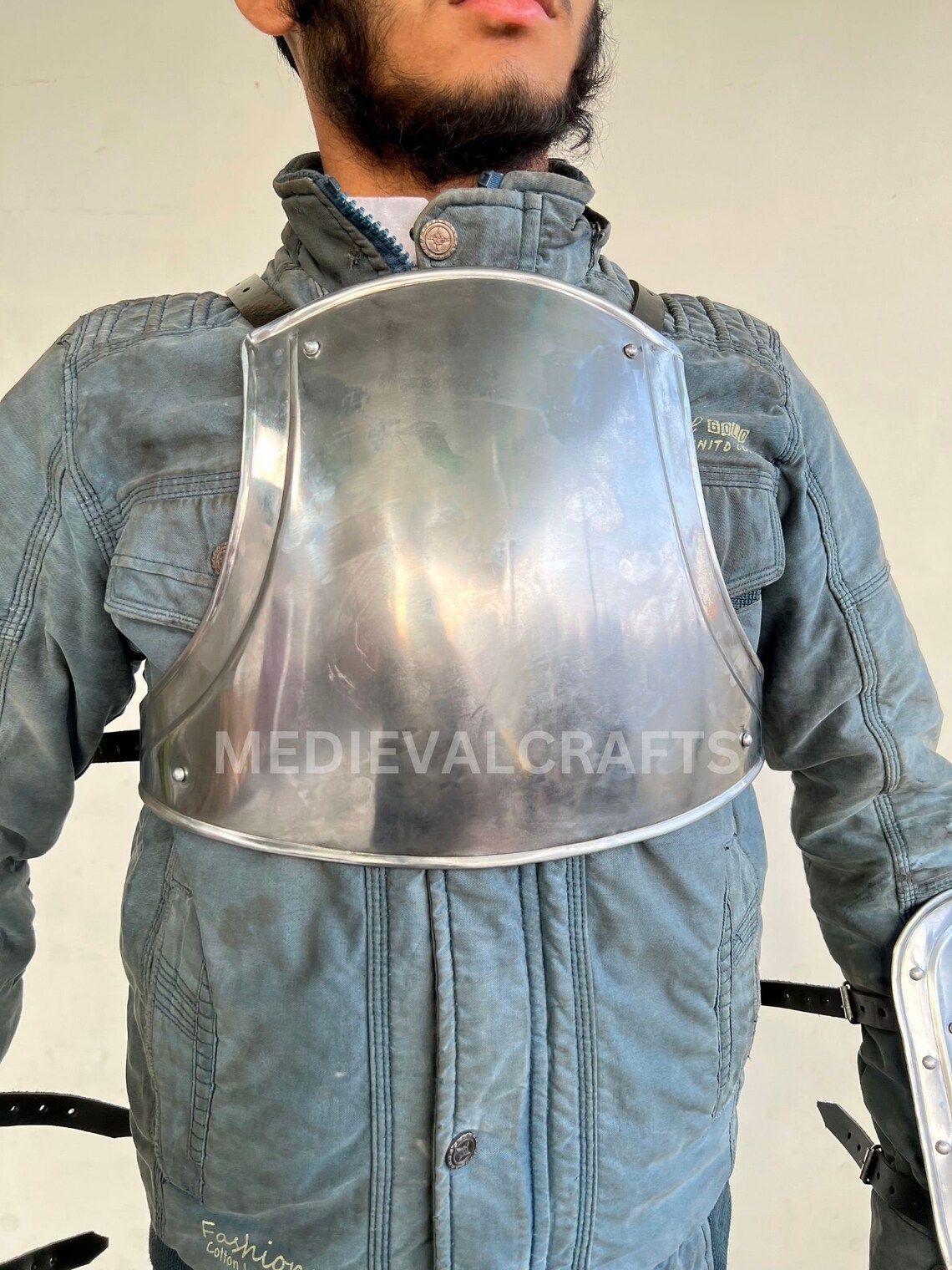 Medieval Knight Chest Armor Bracers Armor Larp Armor Sca - Etsy
