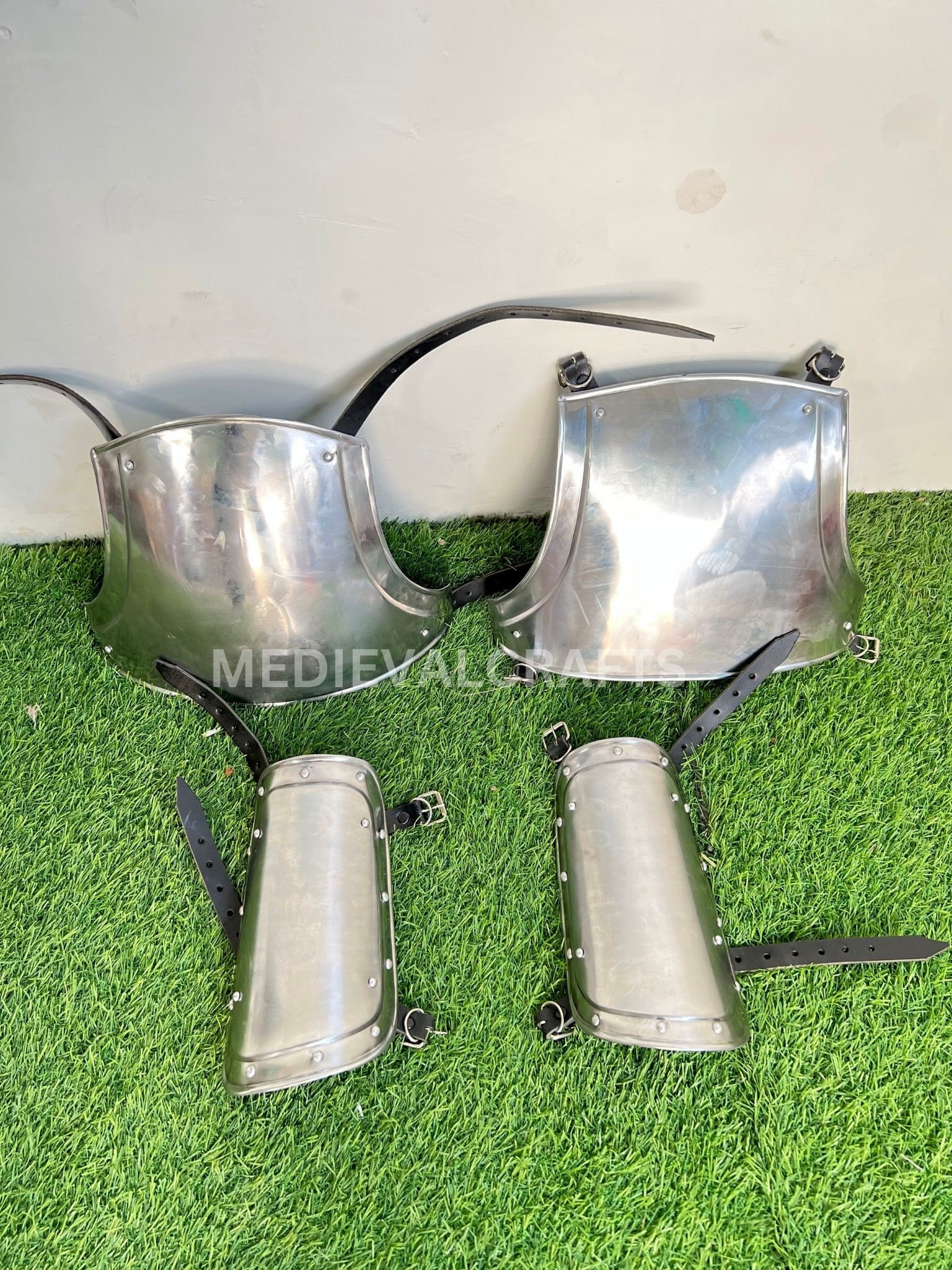 Medieval Knight Chest Armor Bracers Armor Larp Armor Sca - Etsy