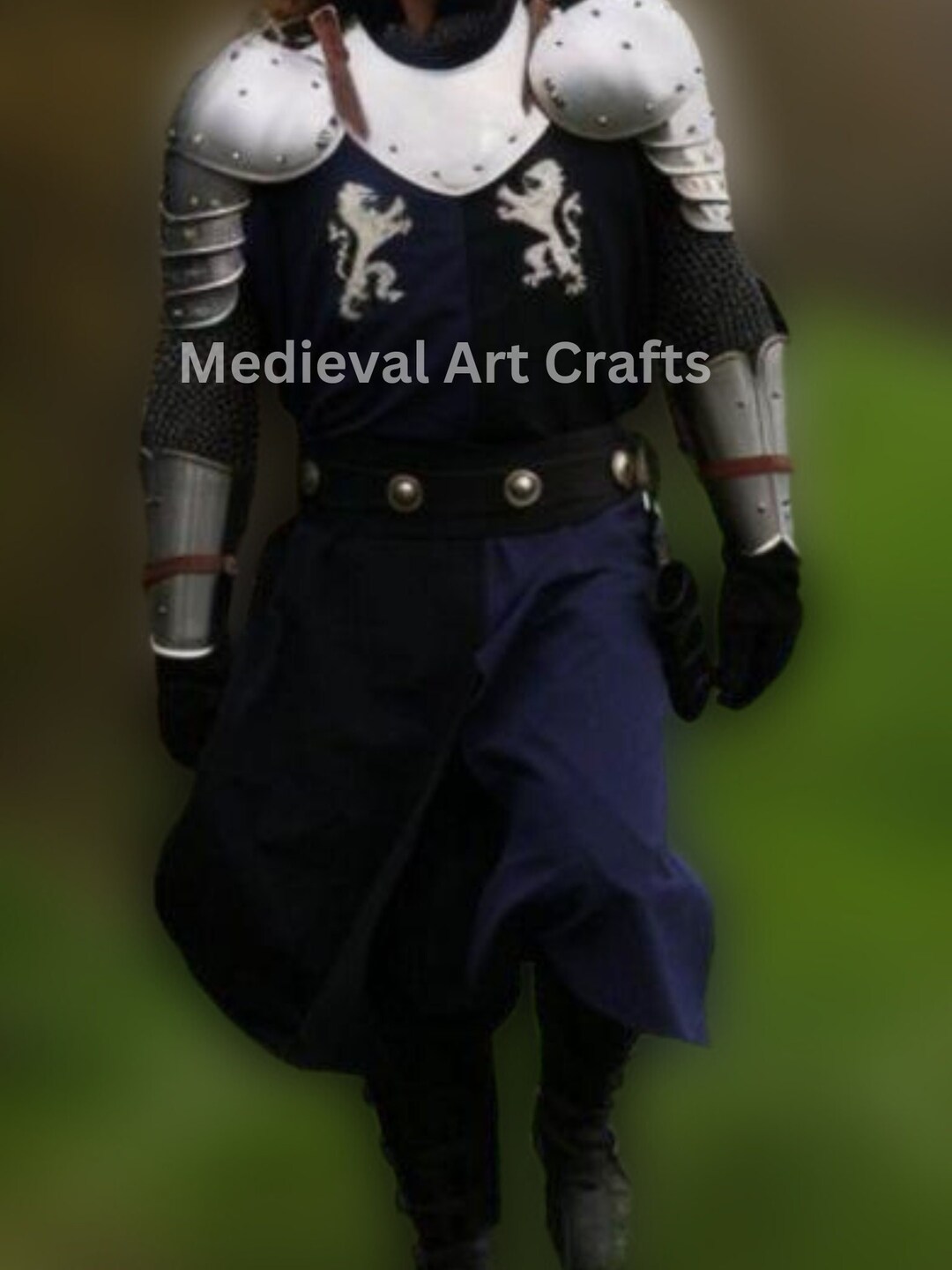 Medieval Pouldron Gorget Armor Bracers Armor Larp Armor - Etsy