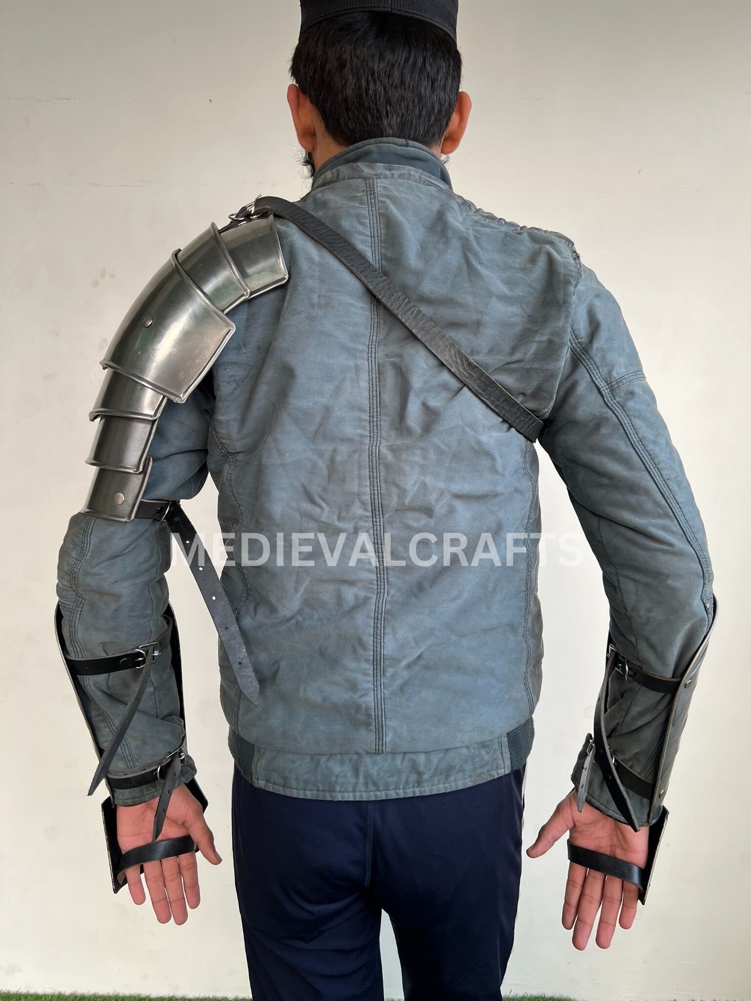 Medieval Knight Shoulder Armor, Bracers Armor, Larp Armor,fantasy Armor ...