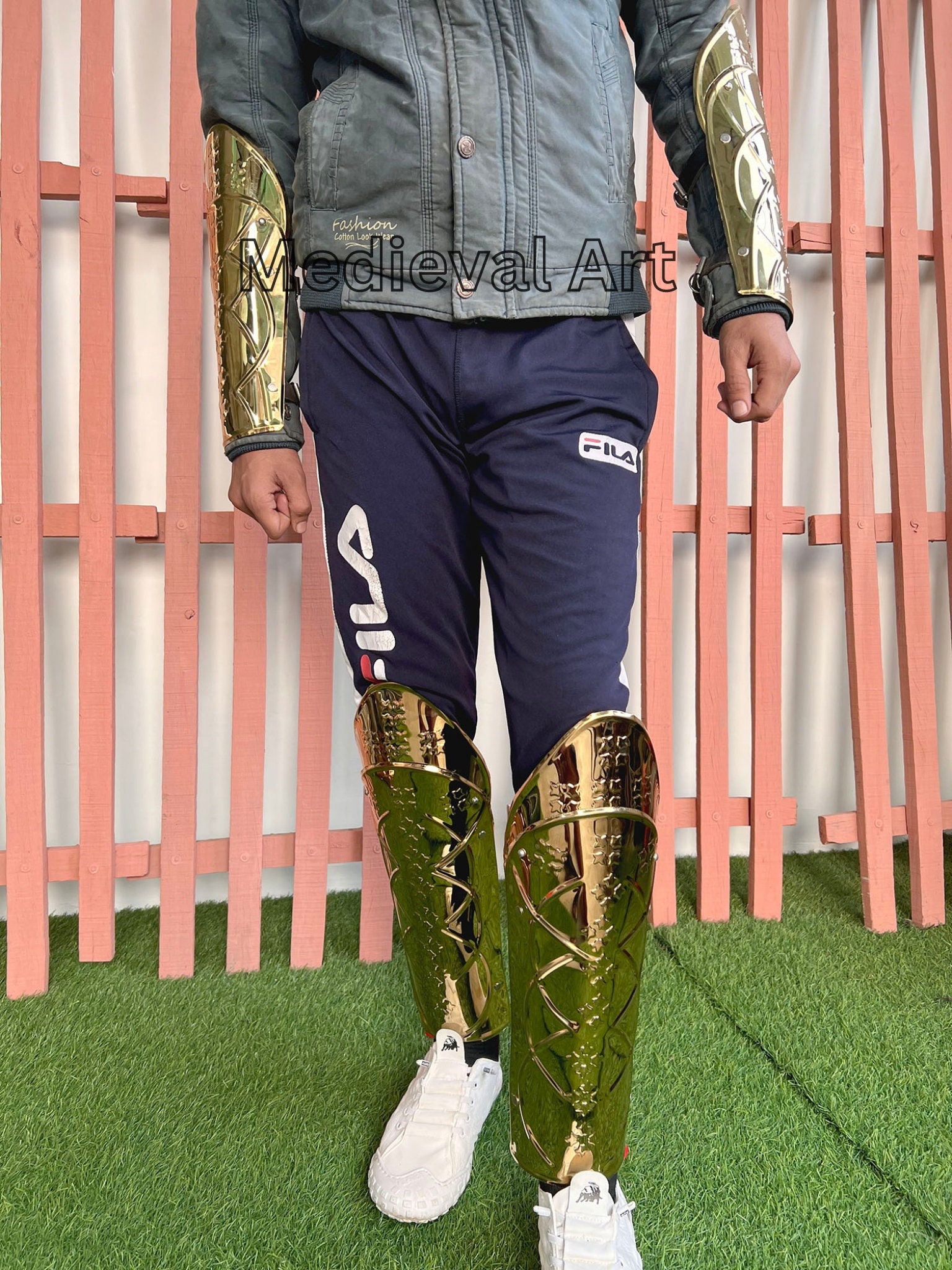 Greek Roman Centurion Leg Arm Guard Armor, Cosplay, Sca Armor, LARP ...